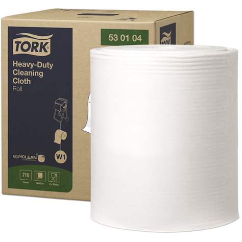Role utěrek TORK Heavy Duty, netkaná textile, bílá, délka 270 m, šířa ...